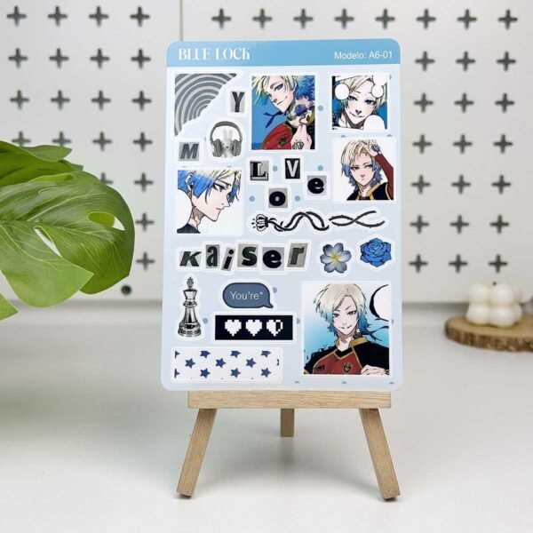 Sticker A6 Blue Lock 02