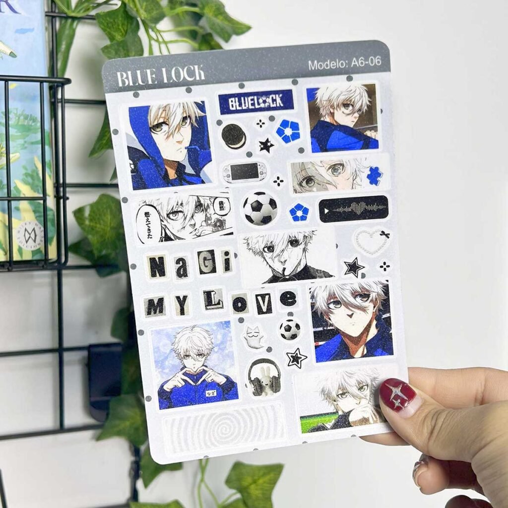 Sticker A6 Blue Lock 06
